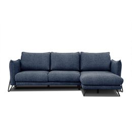 ECKSOFA HOSTEN 4-Sitzer, dunkelblau