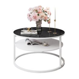 COUCHTISCH CIRI GLASS mit Regal