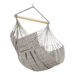 La Siesta H&auml;ngesessel Comfort Hammock Echtholz Wei&szlig;/Hellgrau