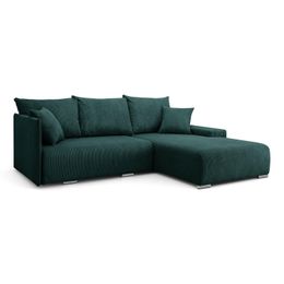 ECKSOFA LAVIO L mit Schlaffunktion und Bettzeugkasten Rechte