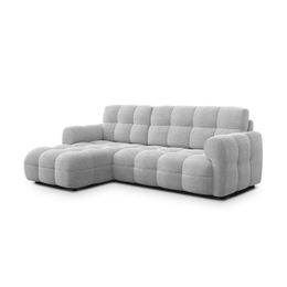 ECKSOFA MELLOW 3-Sitzer, hellgrau