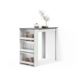 BARTISCH Regusa Wei&szlig;/Anthrazit 57 x 117 cm