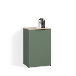 KOMMODE Piave Gr&uuml;n mit Regal