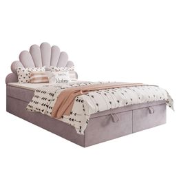 KONTINENTALBETT ASHLEY II mit Federkernmatratze 180x200 cm, Stoff: Magic Velvet 2249, Topper: nein
