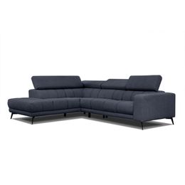 ECKSOFA MORELLO 5-Sitzer, dunkelblau