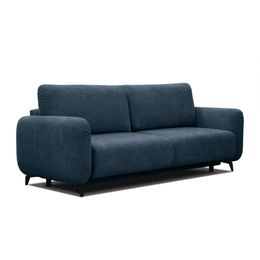 SOFA DRAKE 3-Sitzer mit Schlaffunktion, dunkelblau