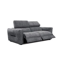 SOFA CALVERA 3-Sitzer mit 2 Relaxfunktionen, graphitfarben