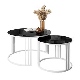 COUCHTISCH 2 in 1 LORI GLASS