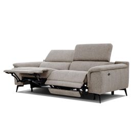RELAXSOFA FIERO 3-Sitzer mit 2 Relaxfunktionen, taupe