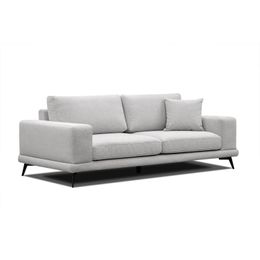 SOFA MEDIOLANE 3-Sitzer, hellgrau