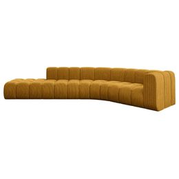 ECKSOFA modulares Sofa Tilmo-L1 - 399x194x70 cm Senfgelb