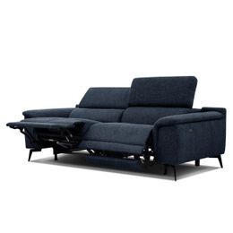 RELAXSOFA FIERO 3-Sitzer mit 2 Relaxfunktionen, dunkelblau