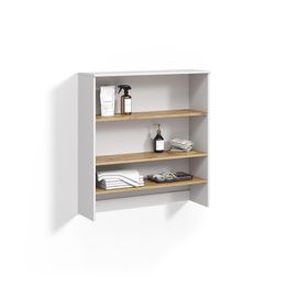 BADSCHRANK Paolina Wei&szlig;/Artisan 93.6 x 100.4 cm mit offenen Regalen