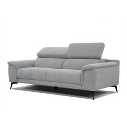 SOFA FIERO 3-Sitzer, silberfarben