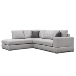 ECKSOFA OTTO 5-Sitzer, hellgrau