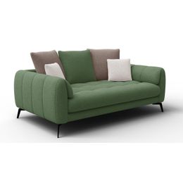 SOFA CALME 2,5-Sitzer, olive und beige