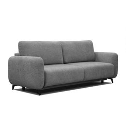 SOFA DRAKE 3-Sitzer mit Schlaffunktion, grau