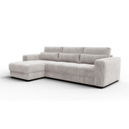 ECKSOFA OLI 4-Sitzer links, perlwei&szlig;
