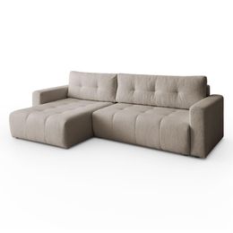 ECKSOFA ASTON mit Schlaffunktion und Bettkasten