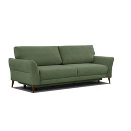 SOFA FIGARI 3-Sitzer mit Schlaffunktion, gr&uuml;n