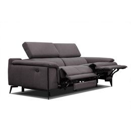 RELAXSOFA MATERA 3-Sitzer mit 2 Relaxfunktionen, graphitfarben