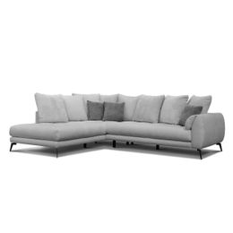 ECKSOFA CALME 5-Sitzer, hellgrau