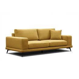 SOFA MEDIOLANE 3-Sitzer, dunkelgelb