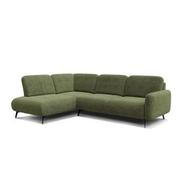 ECKSOFA FEBE 5-Sitzer links, olivgr&uuml;n
