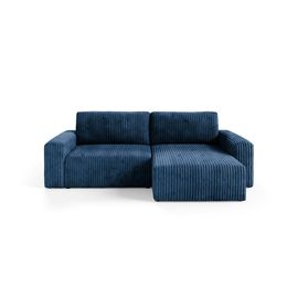 ECKSOFA Angela 3 Sitzpl&auml;tze Marineblau