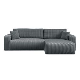 ECKSOFA PRESTIGE SOFT mit Schlaffunktion und Bettkasten, Tilia 85