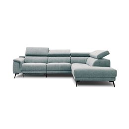 ECKSOFA FIERO 5-Sitzer mit 1 Relaxfunktion, mintgr&uuml;n