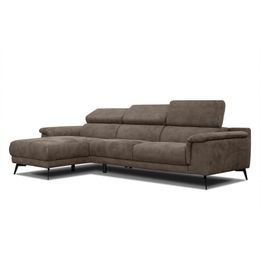 ECKSOFA FIERO 4-Sitzer, dunkelbraun