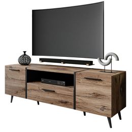 TV-ELEMENT ONYX LOFT auf Beinen 158 cm