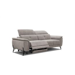 SOFA AVENA 3-Sitzer mit 1 Relaxfunktion, taupe