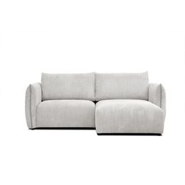 ECKSOFA TAUER 3-Sitzer, wei&szlig;