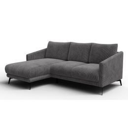 ECKSOFA VILT 3-Sitzer, dunkelgrau
