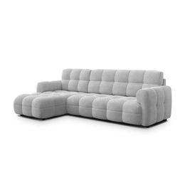 ECKSOFA MELLOW 4-Sitzer, hellgrau