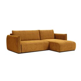 ECKSOFA TAUER 3-Sitzer links, safran