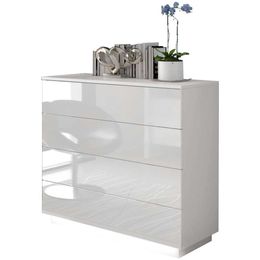 KOMMODE LINA mit Schubladen PUSH OPEN LED