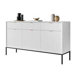 SIDEBOARD CORTADO KSZ154 MIT SCHUBLADEN 154 CM WEISS