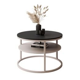 COUCHTISCH CIRI SLIM MATT mit Regal KASCHMIR