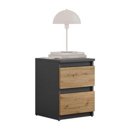 NACHTTISCH HANA M2 Artisan Eiche / Anthrazit