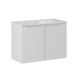 WASCHTISCH 80cm Riva Wei&szlig;
