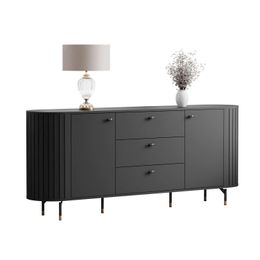 KOMMODE ELODIE 190 2T3S Schwarz