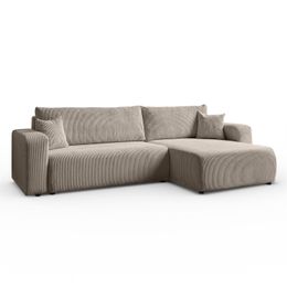 ECKSOFA Gepolstertes PRESTIGE XL mit Schlaffunktion und Bettkasten, Poso 02