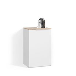 KOMMODE Piave Wei&szlig; mit Regal