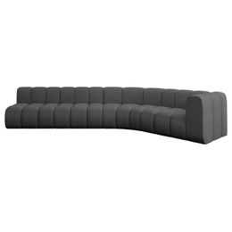 ECKSOFA modulares Sofa Karex-L2 - 399x194x70 cm Grau