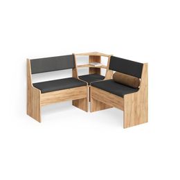 ESSZIMMER-ECKBANK Tiberio Goldkraft Eiche 120 x 120 cm