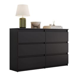 SIDEBOARD HANA M6 Schwarz 120cm