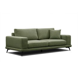 SOFA MEDIOLANE 3-Sitzer, olivgr&uuml;n